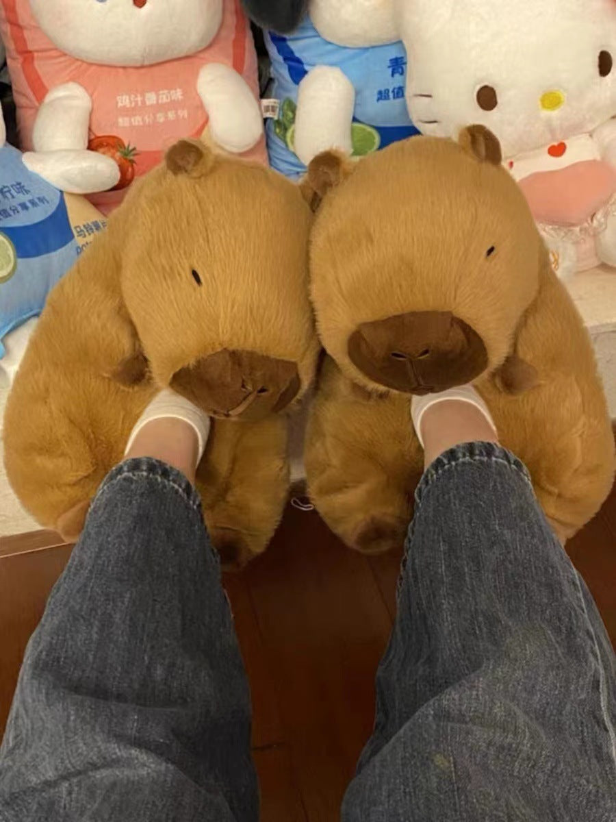 Cozy Capybara Slippers – Adorable Comfort for Your Feet! – Slipper Slappers
