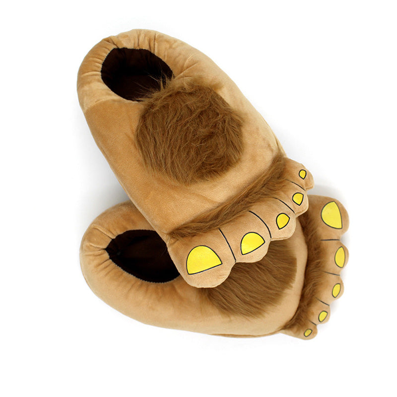 Fuzzy Big Foot Slippers - Cozy and Playful Novelty Footwear – Slipper ...