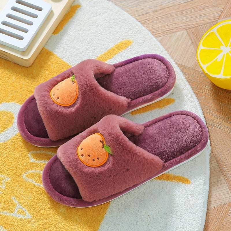 Orange Themed Slippers | Fun and Vibrant Citrus-inspired Footwear ...