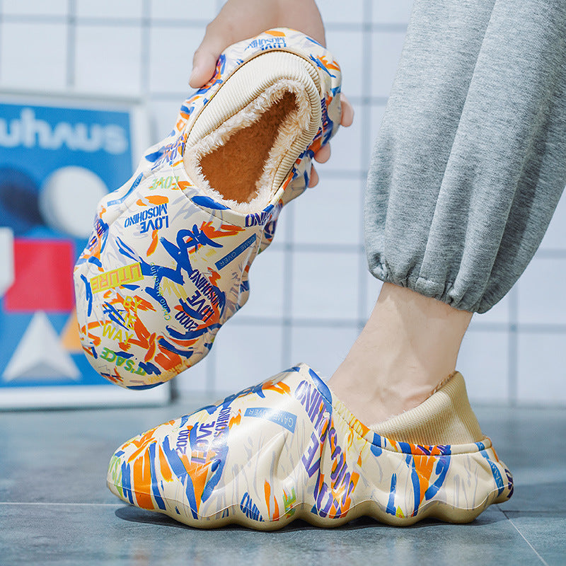 Graffiti Slippers - Expressive and Stylish Footwear – Slipper Slappers